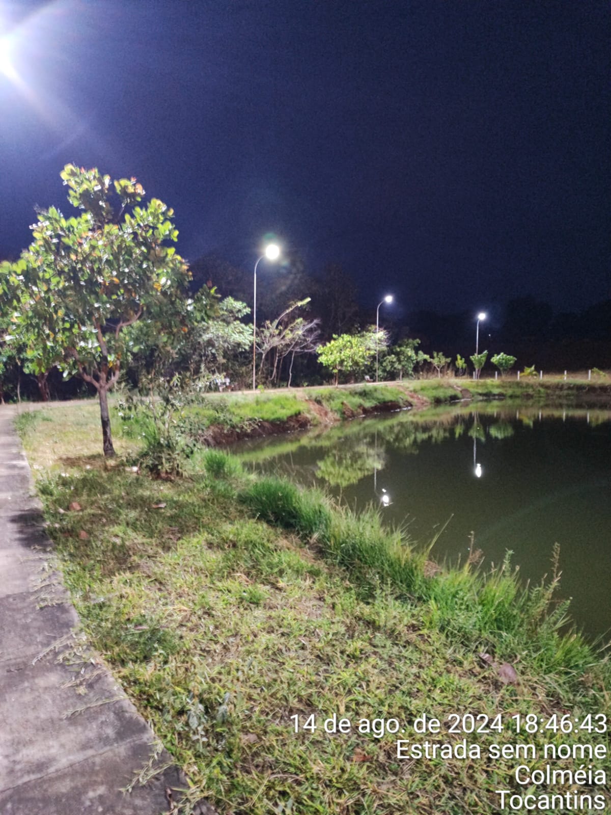 Prefeitura de Colmeia ilumina Parque Ecológico José Romão com recursos ...